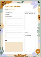 16 Best Printable Daily Planner - Inspiration & Productivity for Everyone