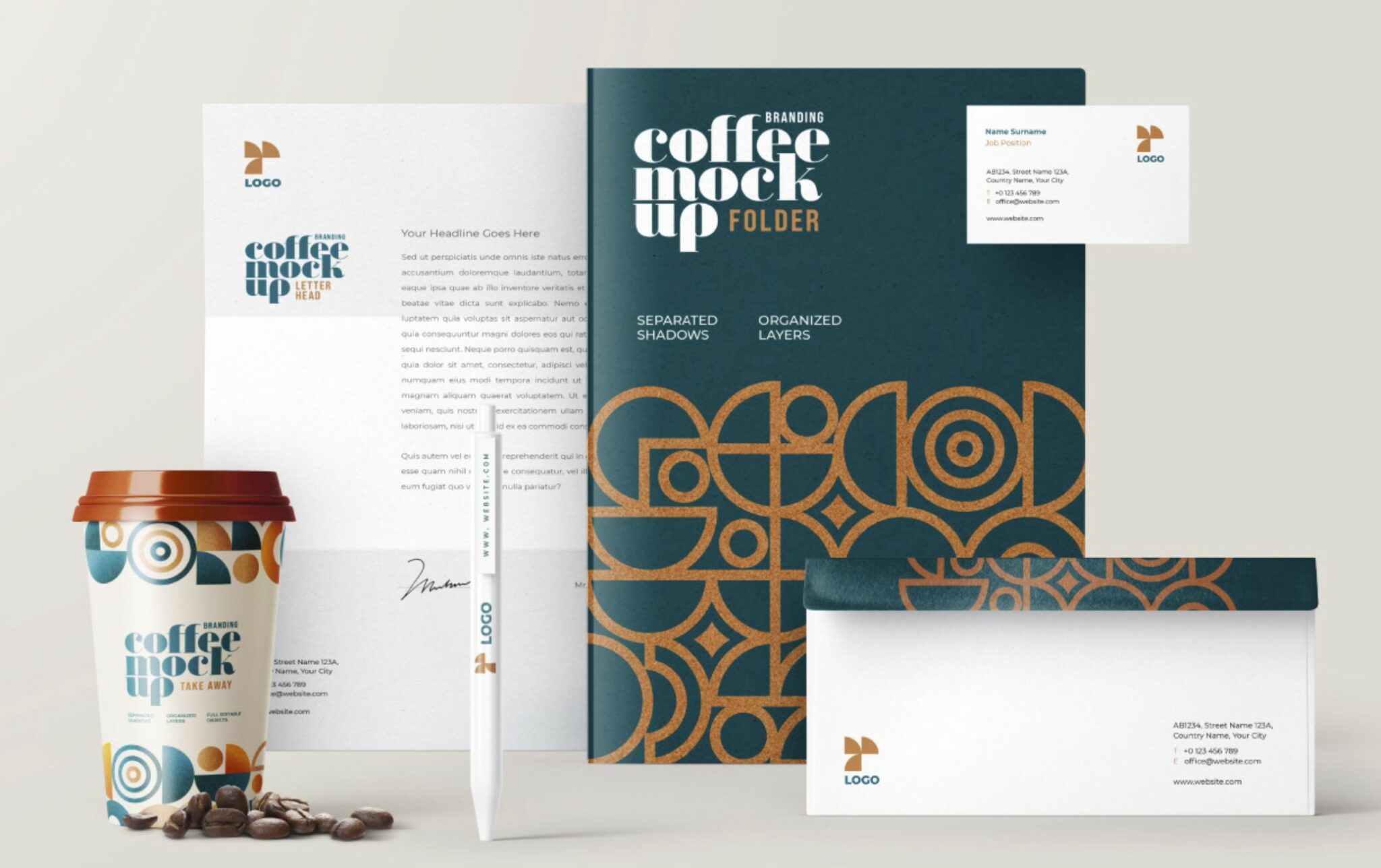 15 Free Branding Identity Mockup Templates - Inspiration & Productivity ...