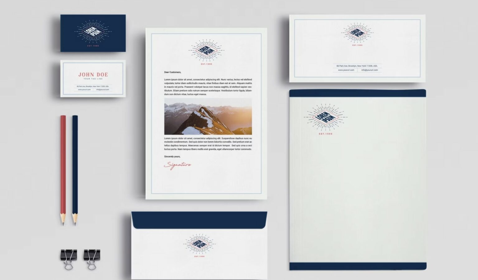 15 Free Branding Identity Mockup Templates - Inspiration & Productivity ...