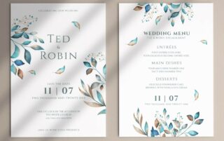 20 Beautiful and Free Invitation Templates For PSD - Inspiration ...