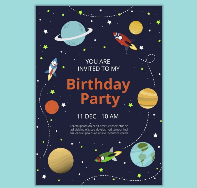 20 Beautiful and Free Invitation Templates For PSD - Inspiration ...