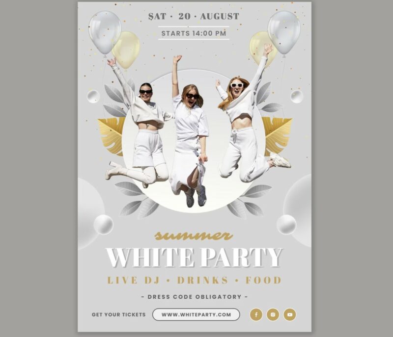 20 Beautiful and Free Invitation Templates For PSD - Inspiration ...