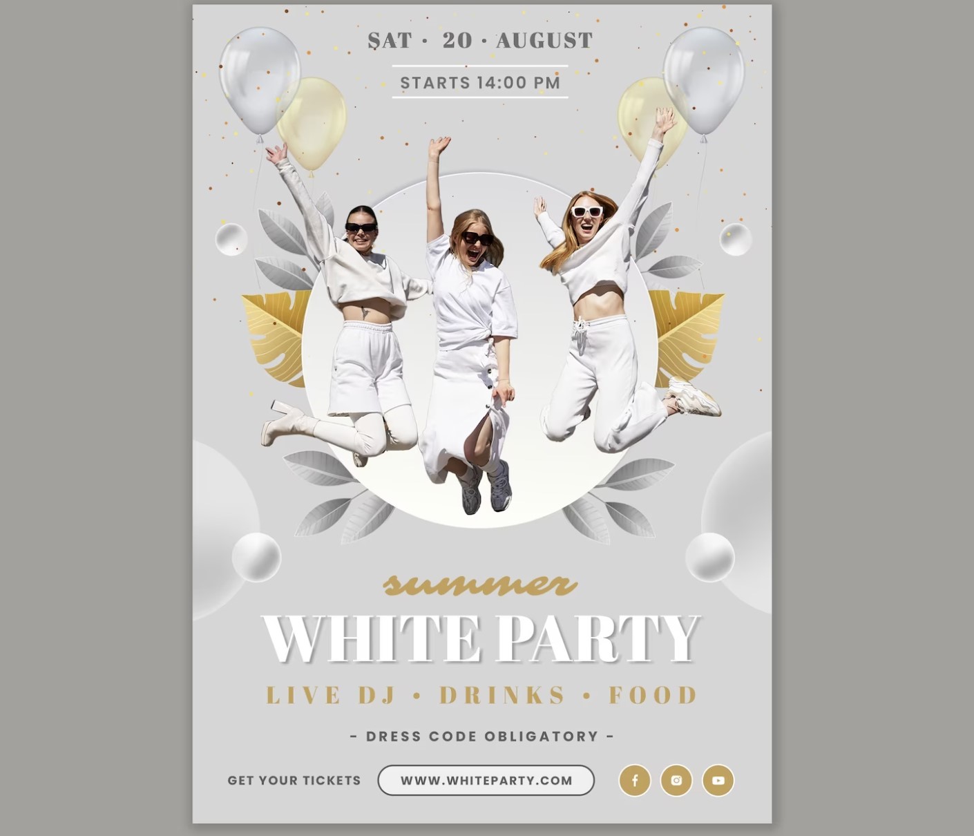 20 Beautiful and Free Invitation Templates For PSD - Inspiration ...