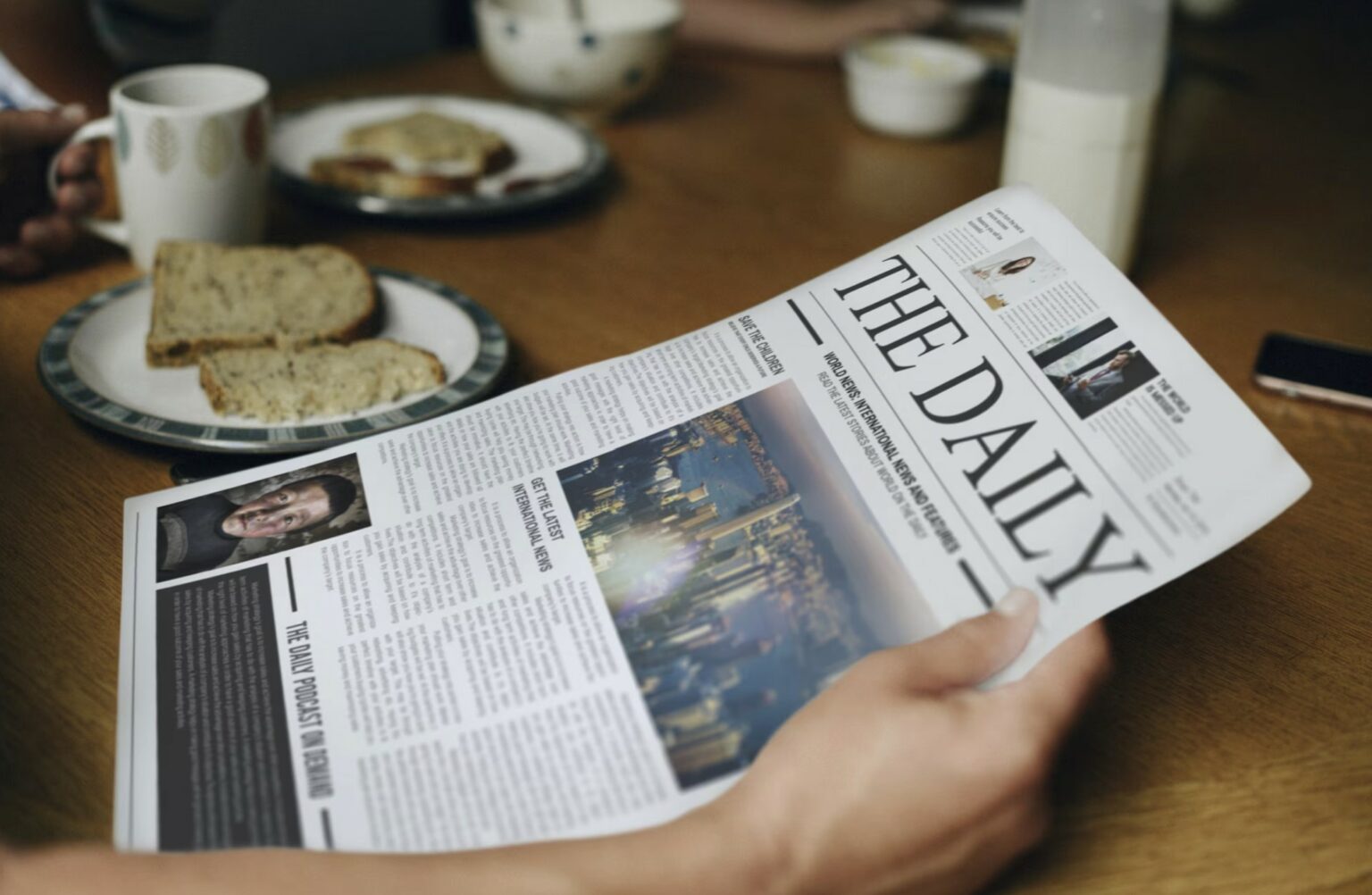 15 Free Newspaper Mockup Templates - Inspiration & Productivity for ...