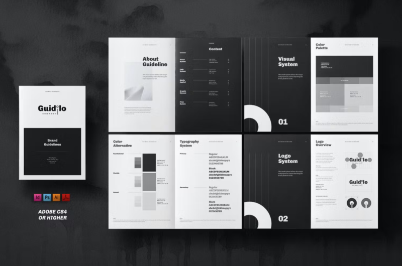 Free & Paid Brand Book Guideline and Template - Inspiration ...