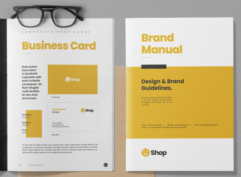 Free & Paid Brand Book Guideline and Template - Inspiration ...
