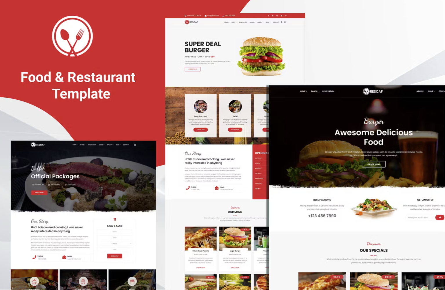 10 Best Restaurant Website Templates