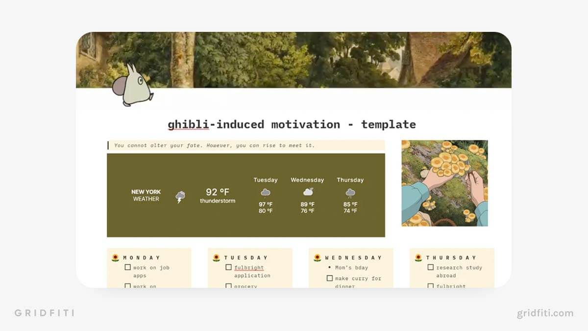 25 Aesthetic Notion Templates