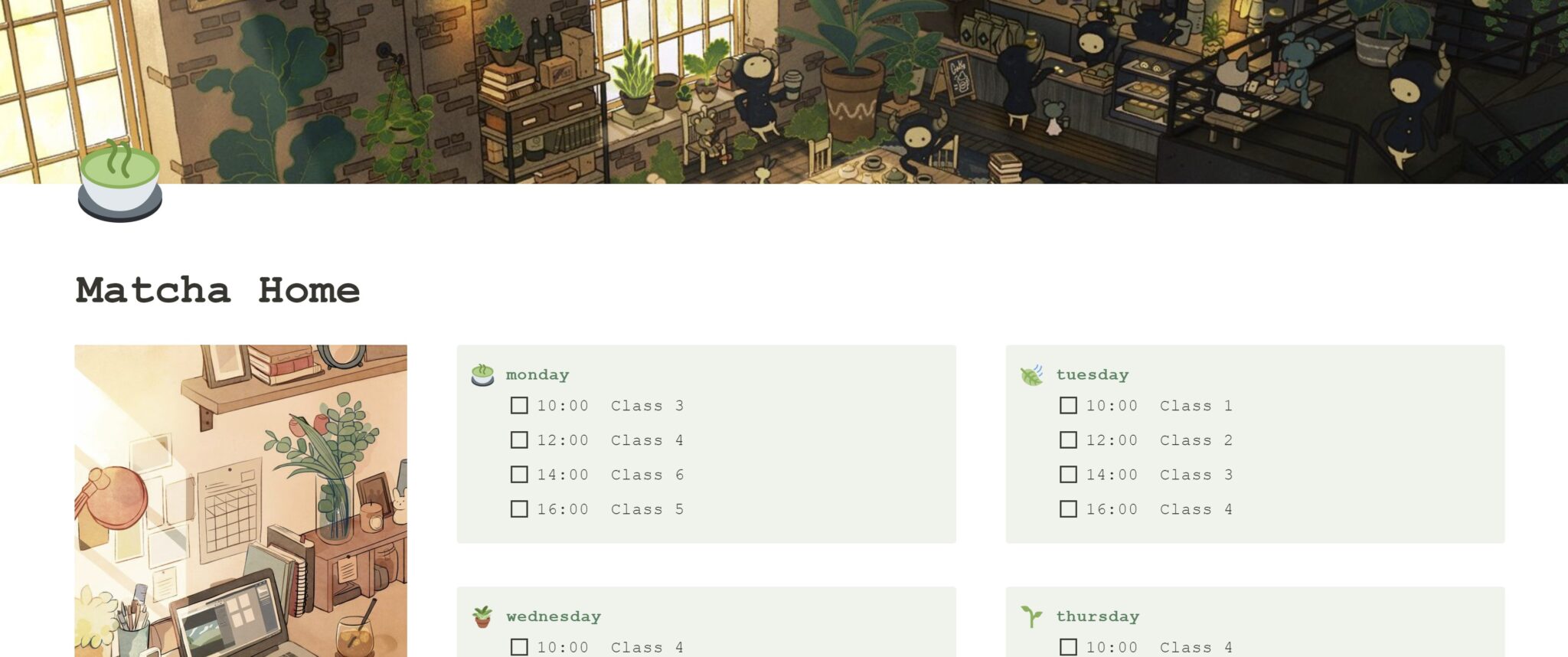 16 Aesthetic & Free Notion Templates for Students - Inspiration ...