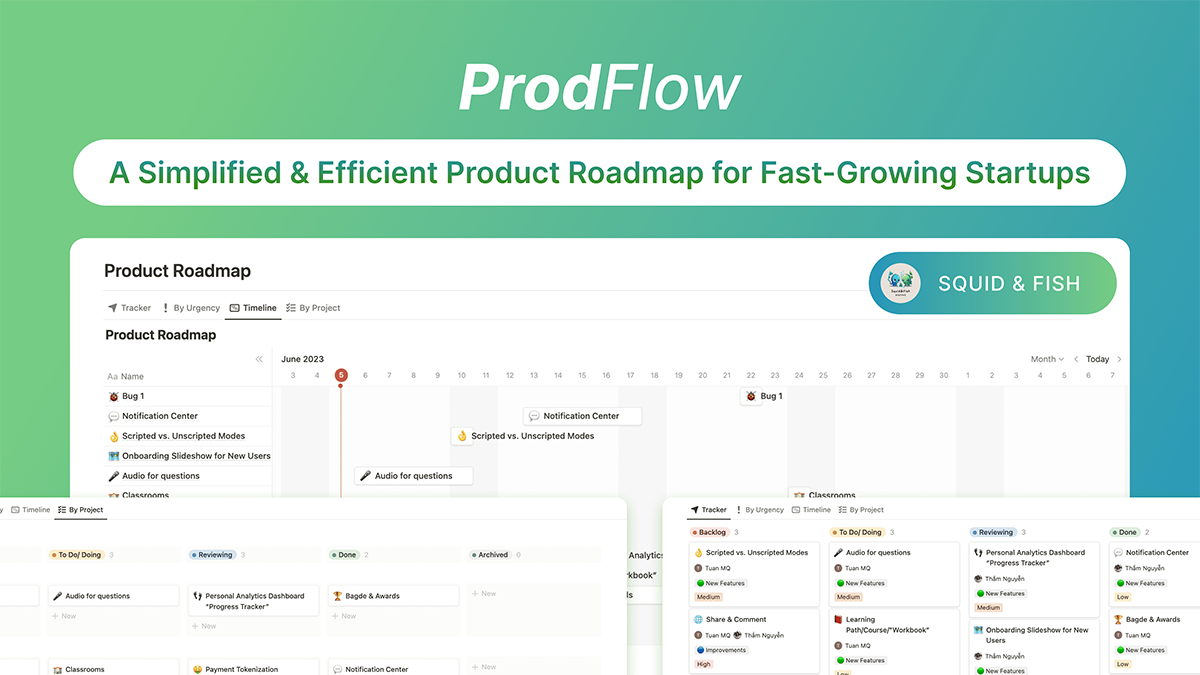 20+ Best Notion Roadmap Templates (Free & Paid) - Inspiration ...