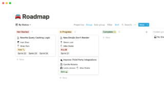 20+ Best Notion Roadmap Templates (Free & Paid) - Inspiration ...