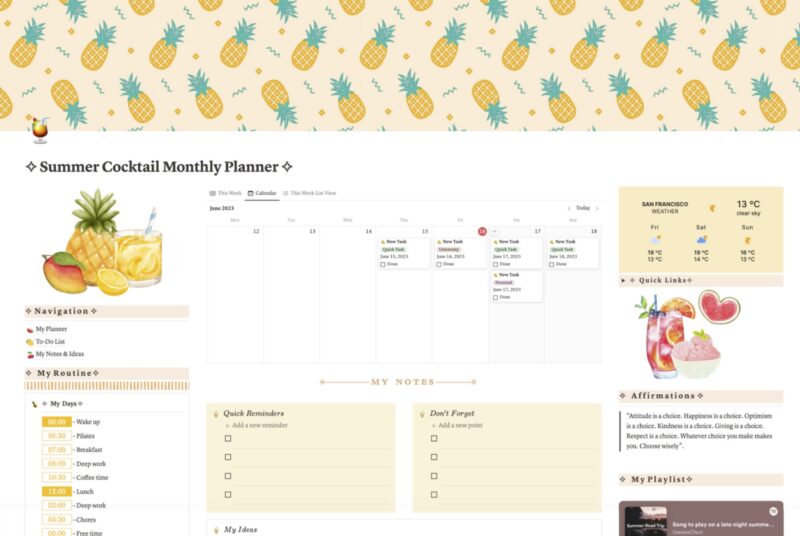 15 best & Free Monthly Planners to Get You Organized - Inspiration ...