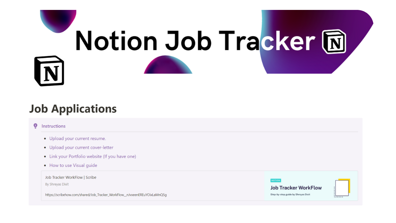 10 Notion Job Search & Application Templates - Inspiration ...