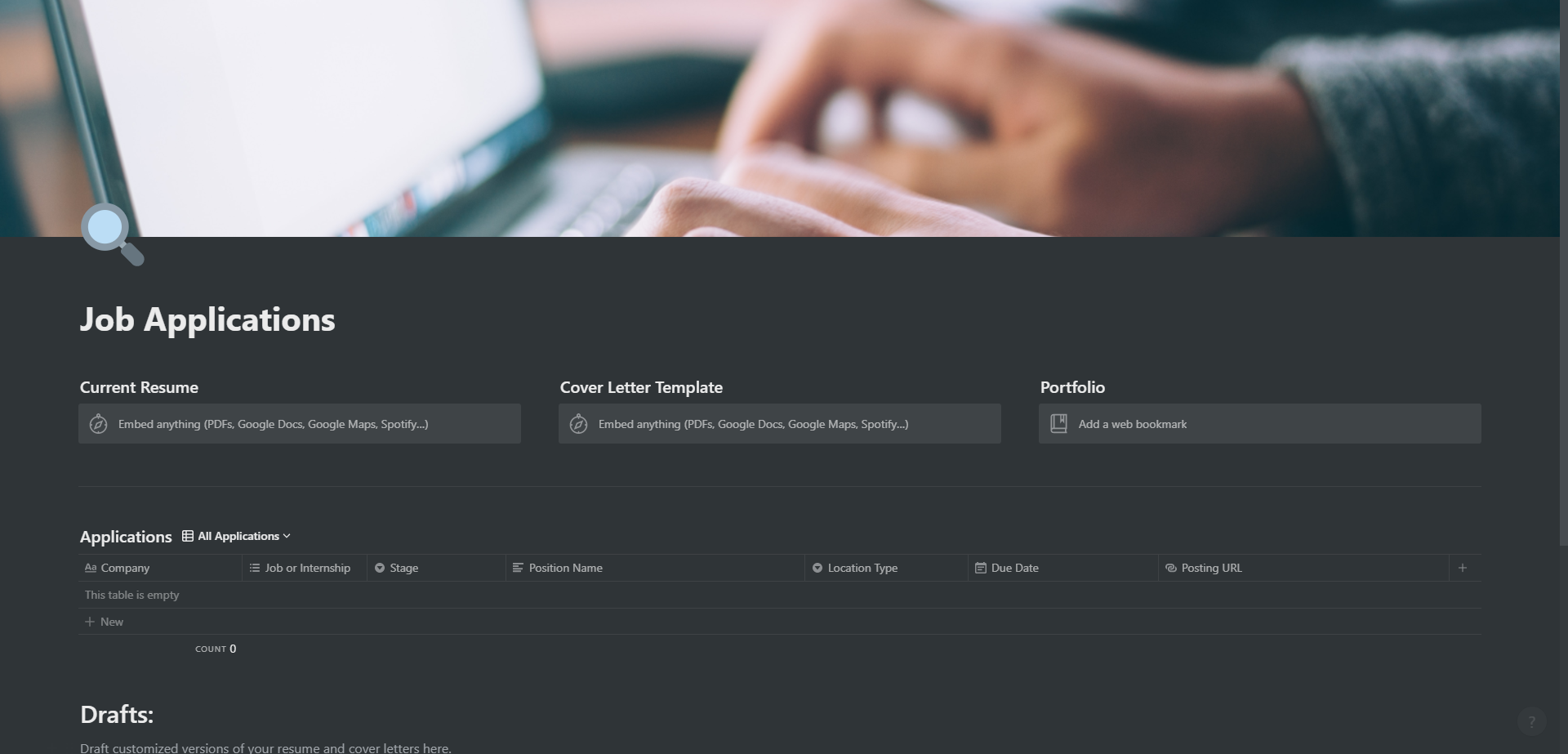 10 Notion Job Search & Application Templates - Inspiration ...