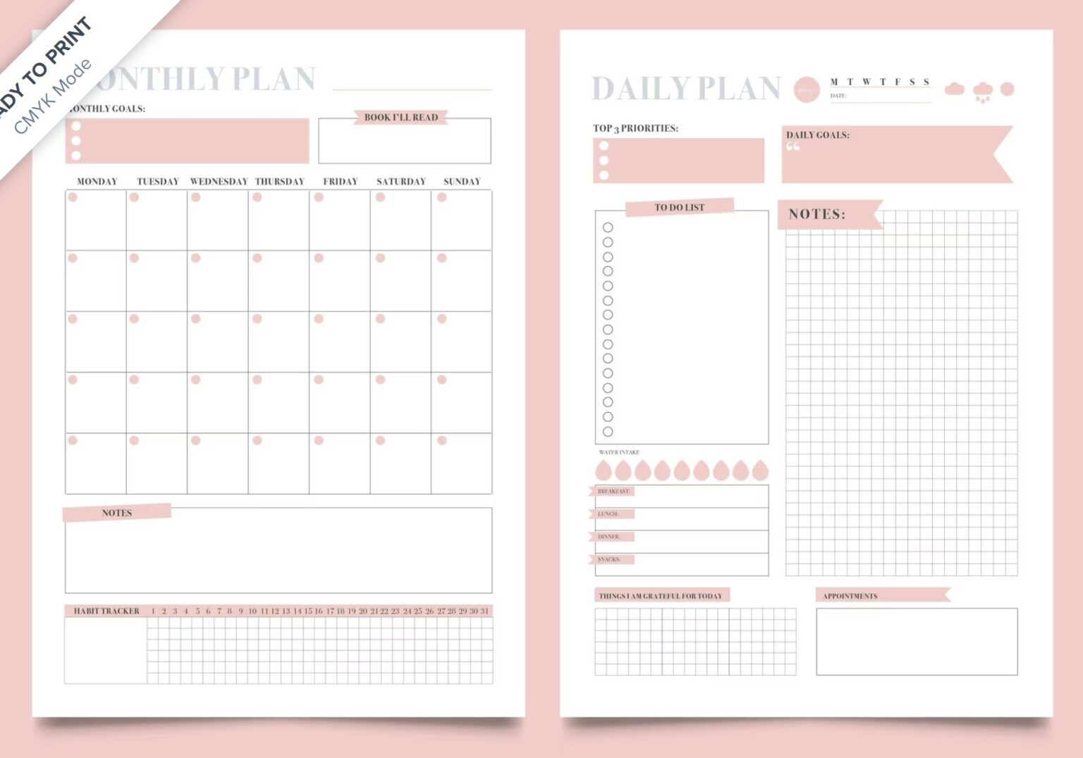15 best & Free Monthly Planners to Get You Organized - Inspiration ...