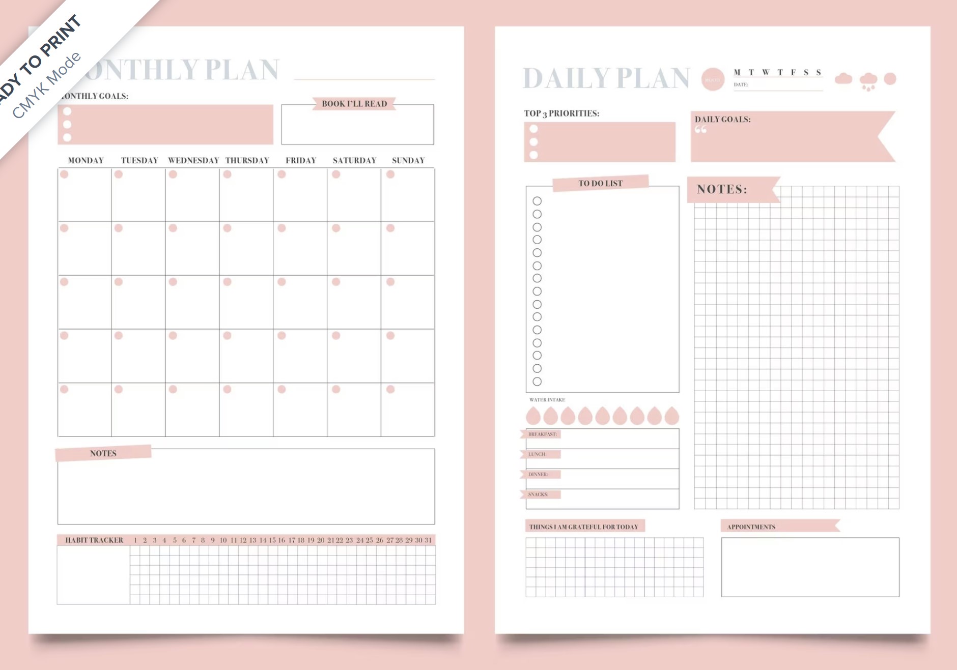 15 best & Free Monthly Planners to Get You Organized - Inspiration ...