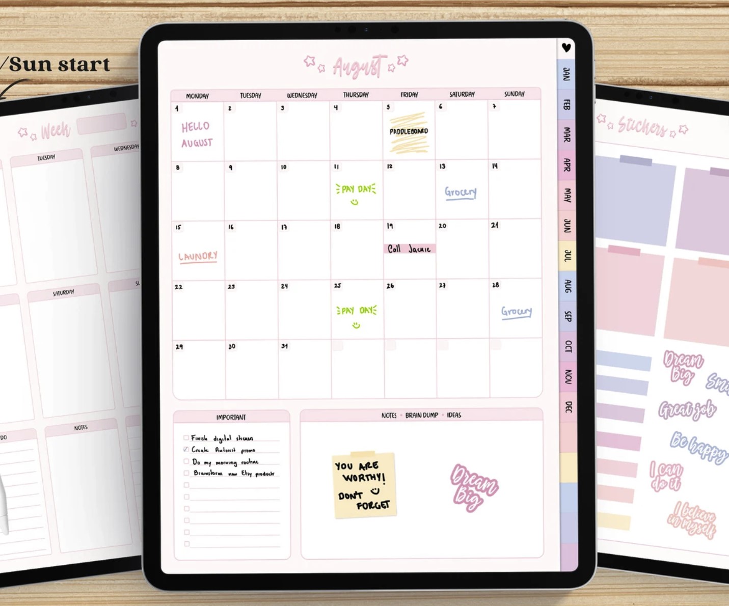 15 best & Free Monthly Planners to Get You Organized - Inspiration ...