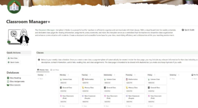 10 Notion Templates Every Teacher Needs - Inspiration & Productivity ...