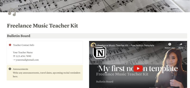 10 Notion Templates Every Teacher Needs - Inspiration & Productivity ...