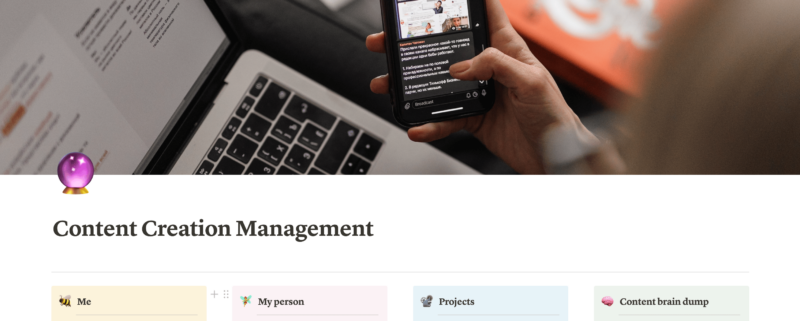 10 Notion Social Media Templates & Content Creation - Inspiration ...