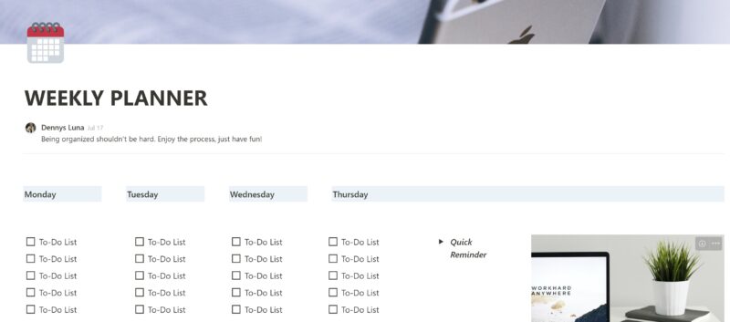 Plan Your Week Like a Pro: The 15 Free & Best Weekly Planners ...