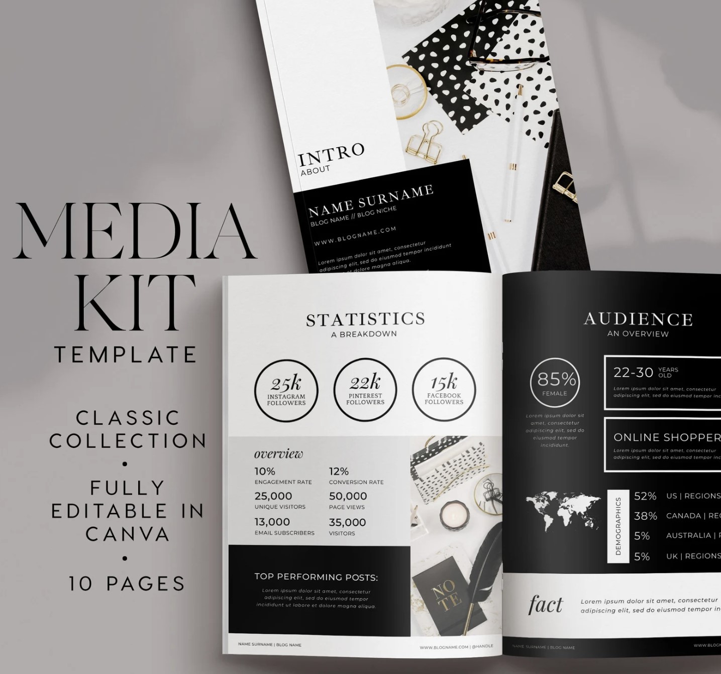 The Best 15 Aesthetic Canva Templates & Design Ideas - Inspiration ...