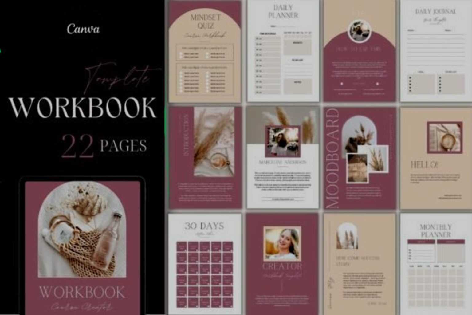 The Best 15 Aesthetic Canva Templates & Design Ideas - Inspiration ...