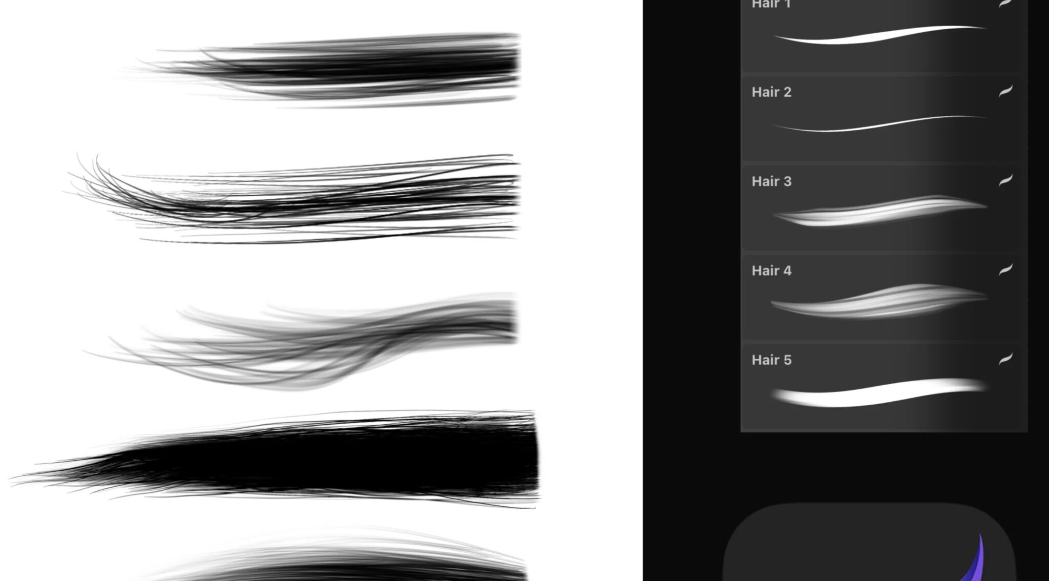 Free & Best 20+ Procreate Hair Brushes for Stunning Results ...