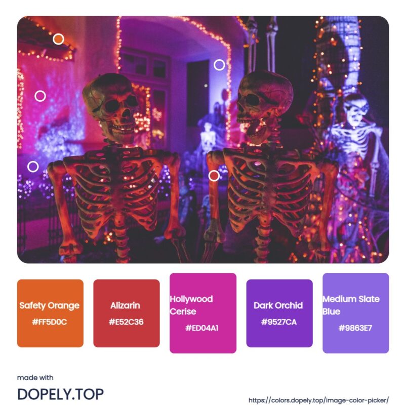 20 Halloween Color Palettes - Inspiration & Productivity for Everyone