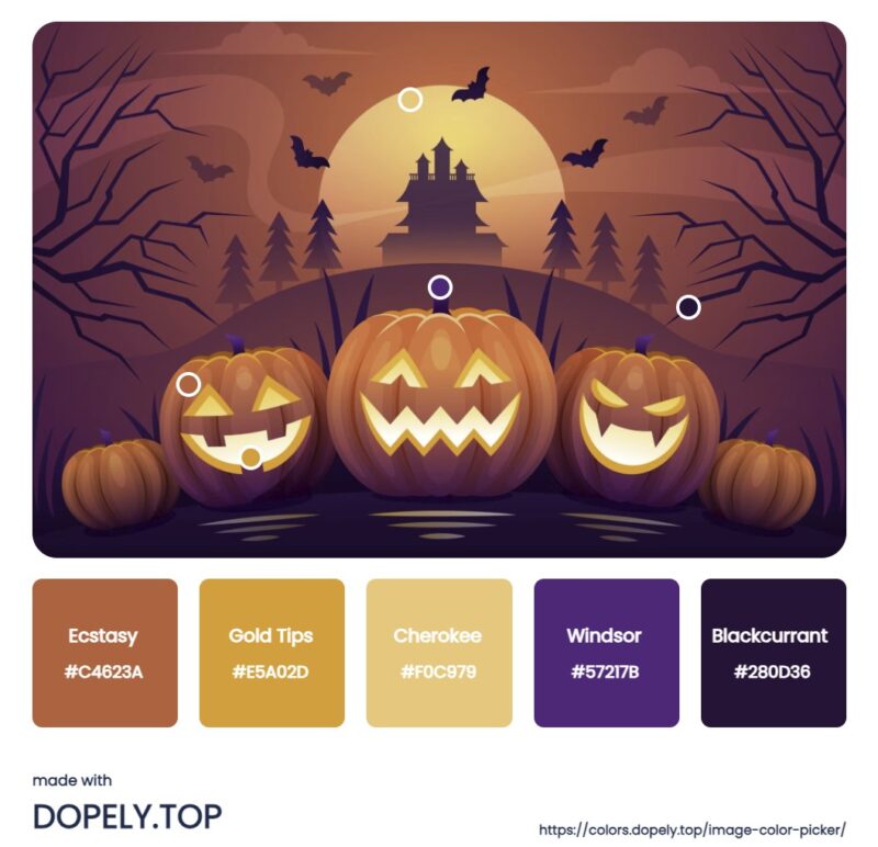 20 Halloween Color Palettes - Inspiration & Productivity for Everyone