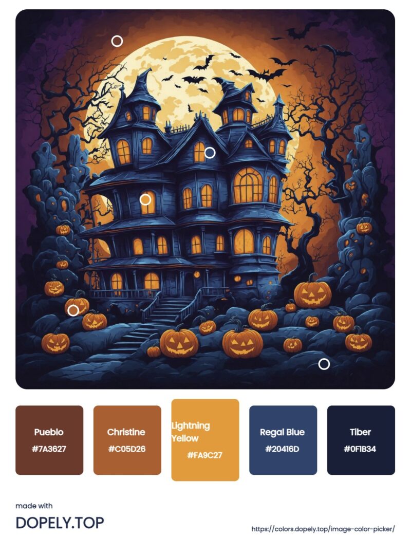 20 Halloween Color Palettes - Inspiration & Productivity for Everyone