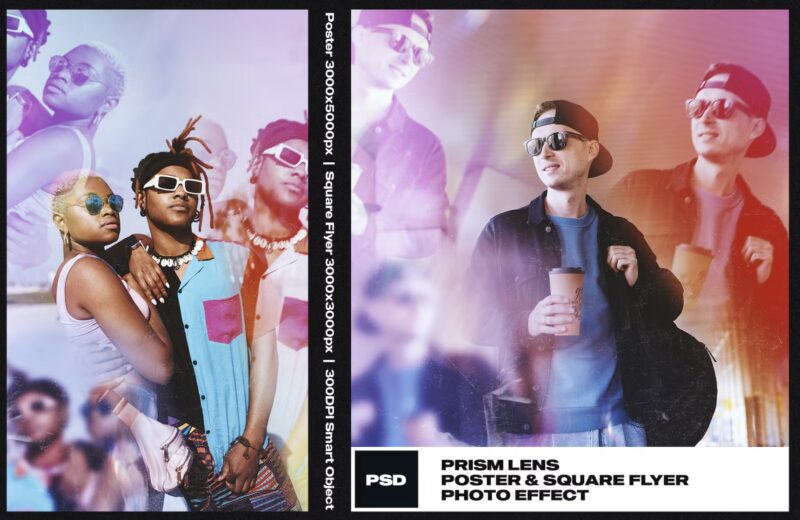 15 Free & Best Prism Crystal Effect for Posters - Inspiration ...