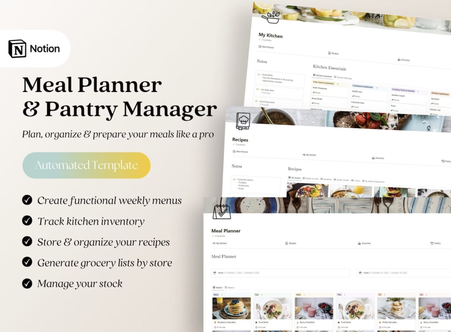 10 Cooking & Recipes Notion Templates - Inspiration & Productivity for ...