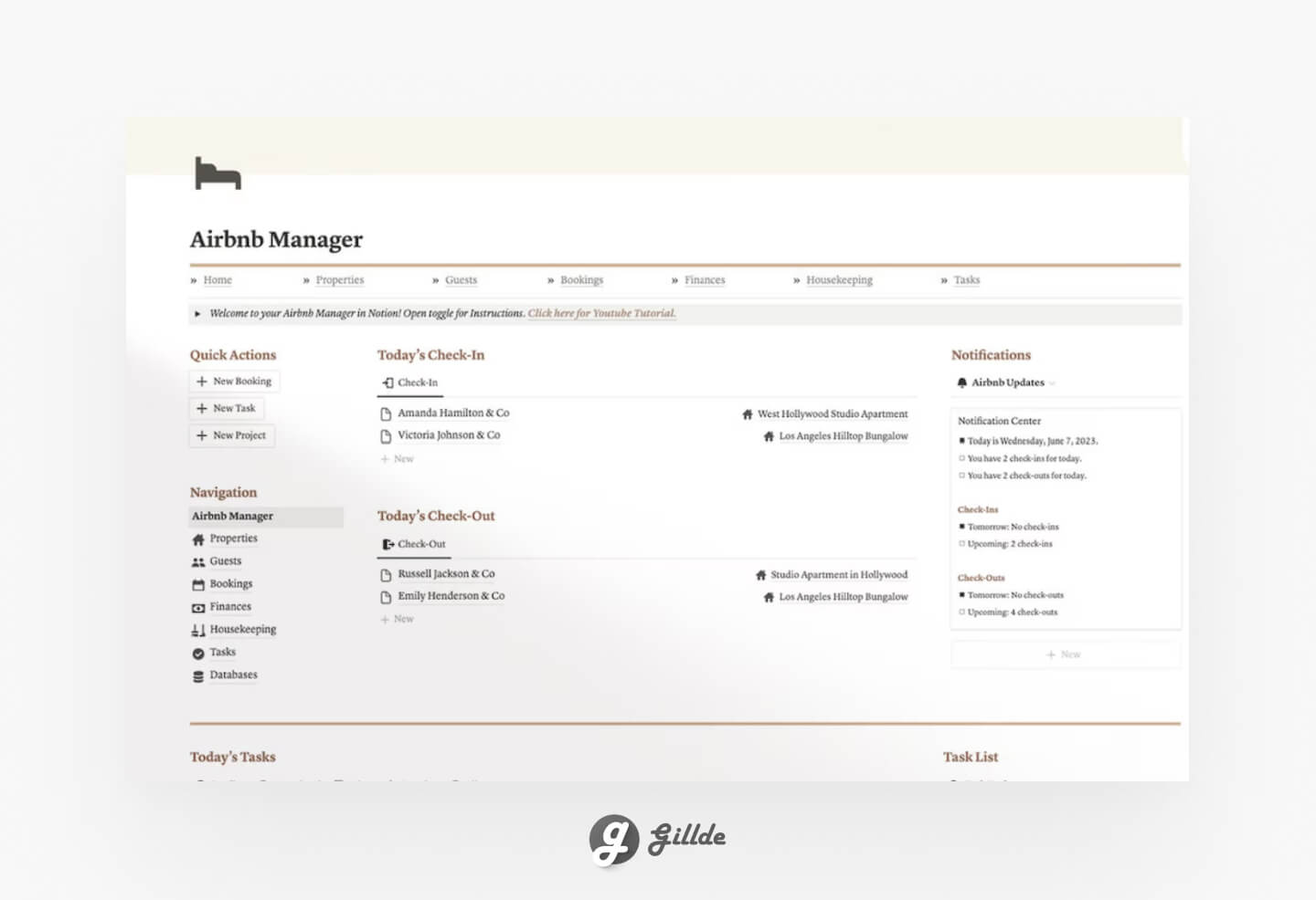 12 Best Notion Airbnb Templates for Hosts - Inspiration & Productivity ...