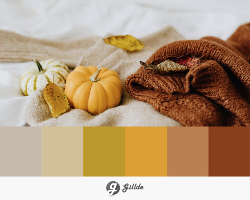 20 Stunning Fall Color Palettes - Inspiration & Productivity for Everyone