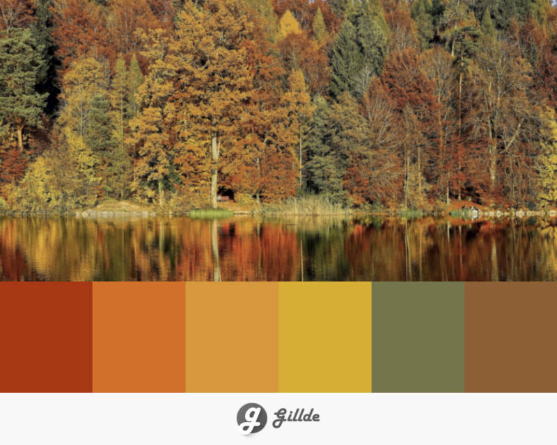 20 Stunning Fall Color Palettes - Inspiration & Productivity for Everyone