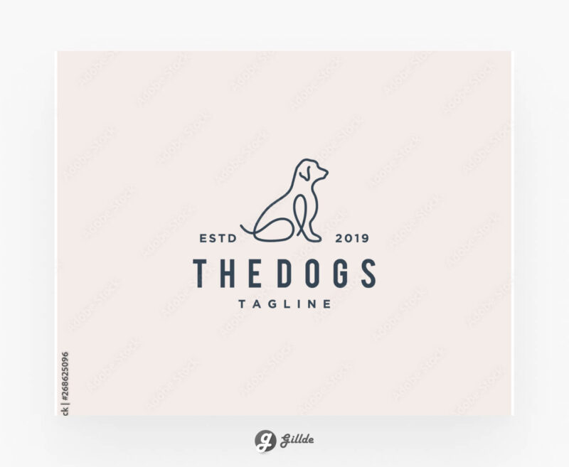 58 Captivating Dog Logo Designs - Inspiration & Productivity for Everyone
