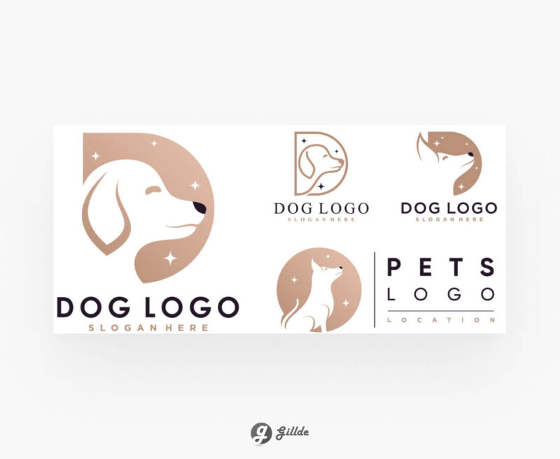 58 Captivating Dog Logo Designs - Inspiration & Productivity for Everyone