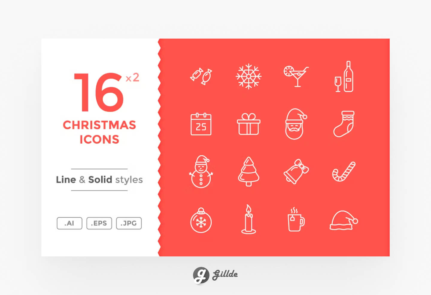 10 Free Christmas Icon Packs - Inspiration & Productivity for Everyone