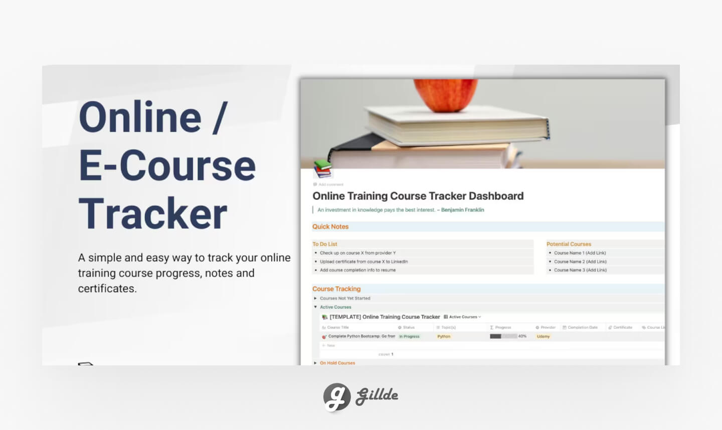 10 Top Notion Courses & Training Templates - Inspiration & Productivity ...