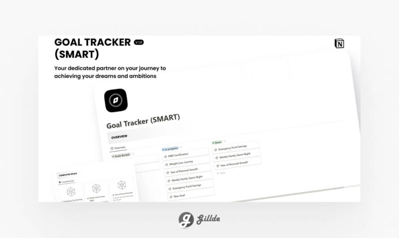 10 Notion Goal Tracking Templates (Free & Paid) - Inspiration ...