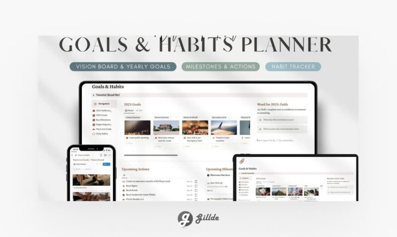 10 Notion Goal Tracking Templates (Free & Paid) - Inspiration ...
