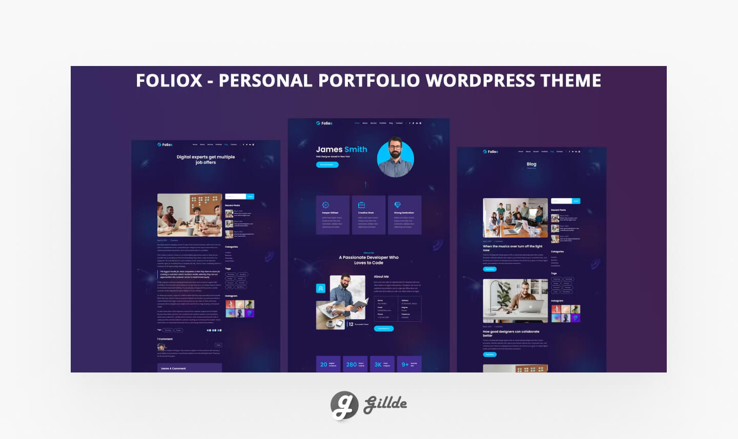 12 Portfolio WordPress Themes (Free & Paid) - Inspiration ...
