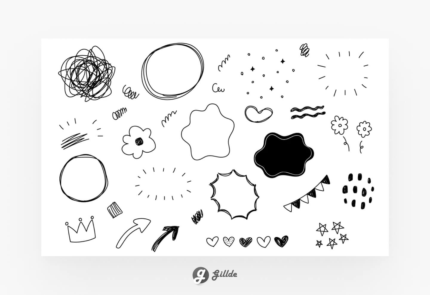 15 Amazing Doodles & Scribbles Packs (Free & Paid) - Inspiration ...