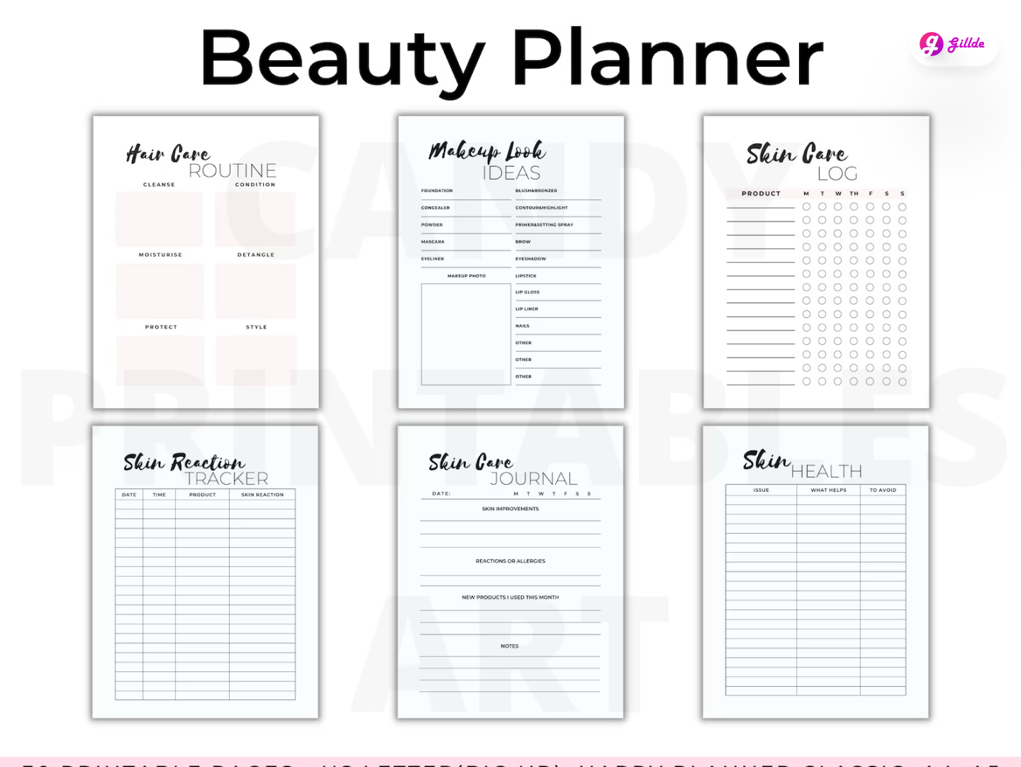 10 Aesthetic Skincare Notion Templates & Printable